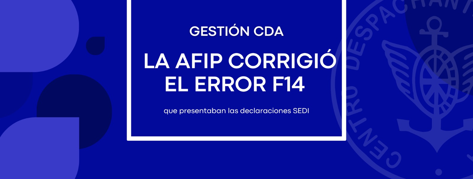 CDA - Centro Despachantes de Aduana de la Republica Argentina - GESTIÓN ...